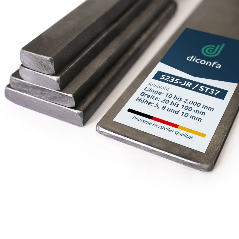 diconfa Rundstahl S235-JR ST-37 Rundeisen nach Maß – robust & präzise